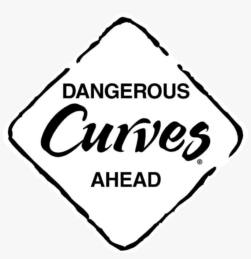 Curves Logo Black And White - Curves Vector Curves Png Transparent PNG ...