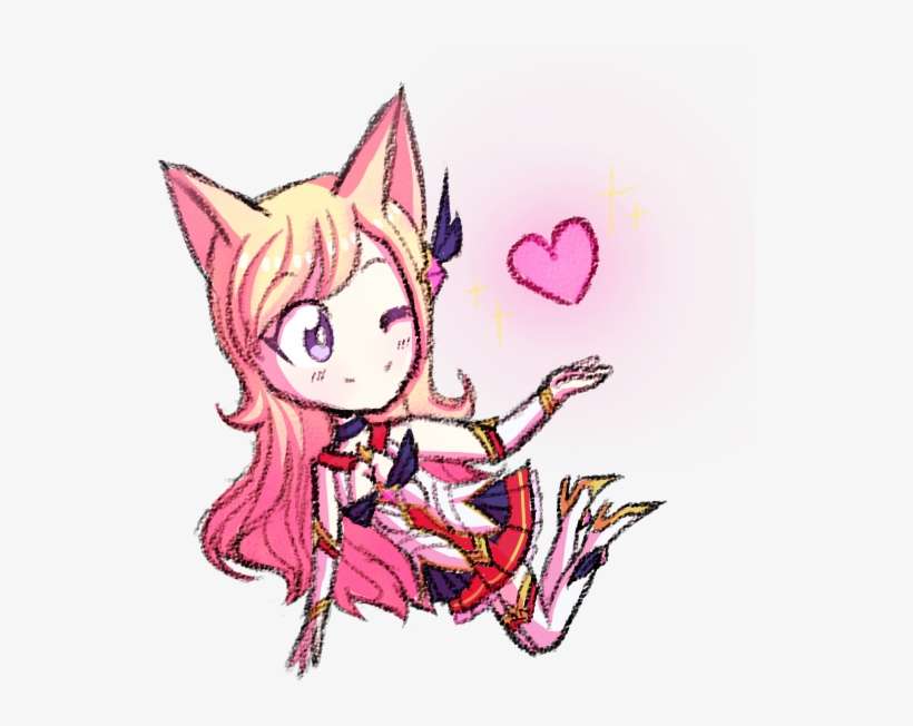 Star Guardian Ahri - Cartoon PNG Image | Transparent PNG Free Download ...