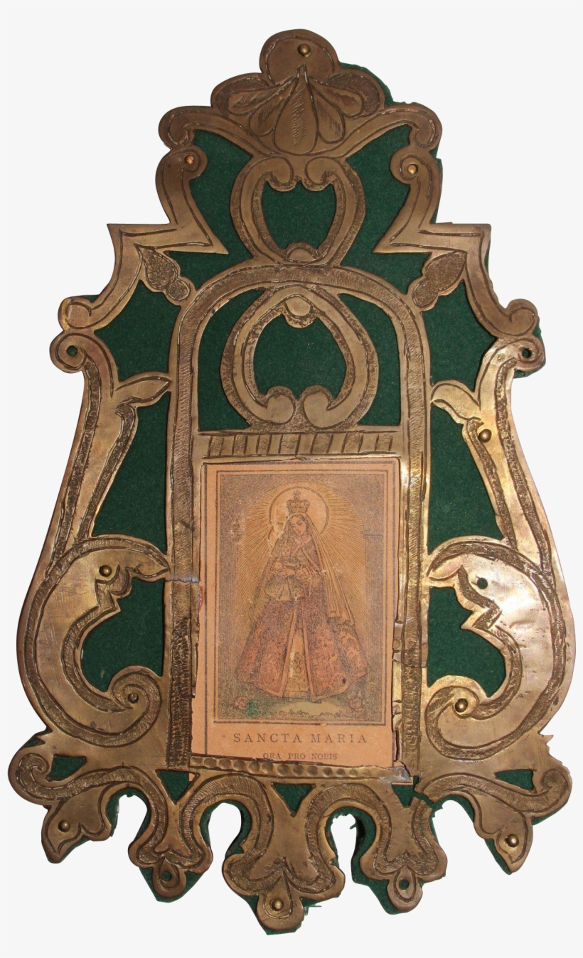 Download 18th Century Baroque Engraved Bronze Devotional Frame ...