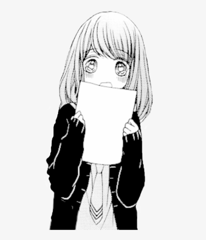 Download Drawing Transparent Anime - Sad Anime Girl Transparent ...