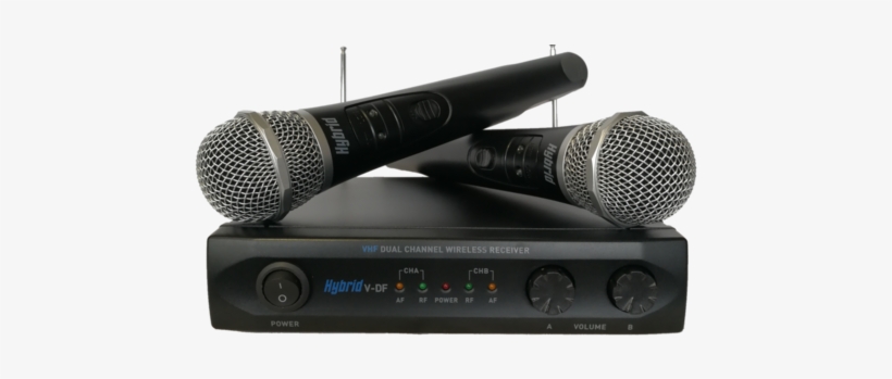 Hybrid V-df Dual Handheld Vhf Wireless Microphone System - Wireless ...