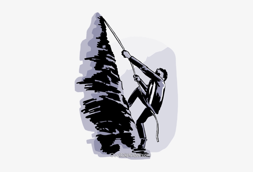Download Business Man Climbing Mountain - Climbing Mountain Vector Png ...