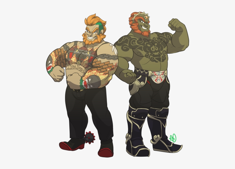 Mario Legend Of Zelda Bowser Ganondorf Ganon Commissions - Human Bowser ...