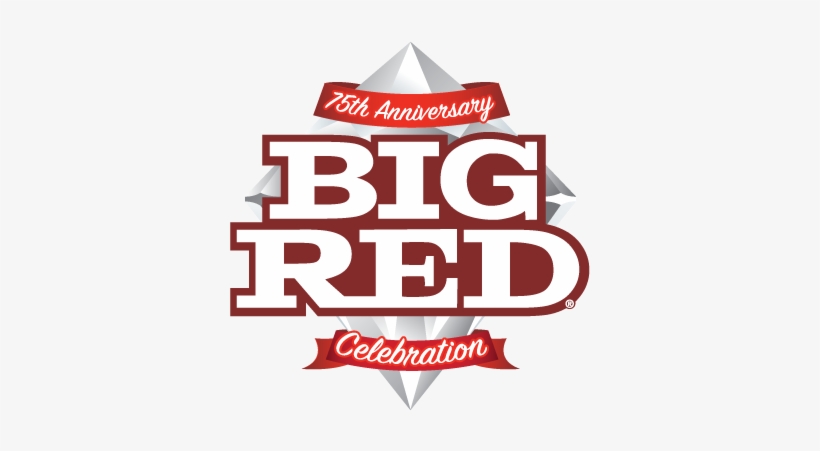 Download Big Red 75th Anniversary Logo - Big Red Soda - 4 Pack, 12 Fl ...