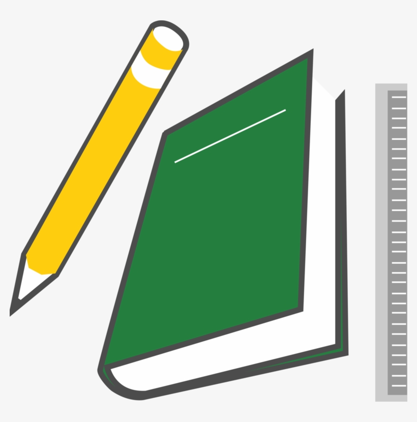 Pencil And Book Clipart - Pencil And Book PNG Image | Transparent PNG ...