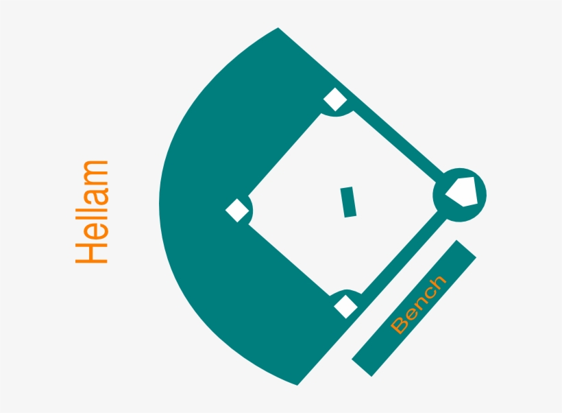 Baseball Field Silhouette