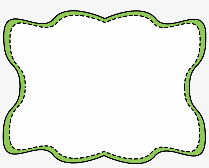 Green Wavy Border - Green And Black Frame PNG Image | Transparent PNG ...