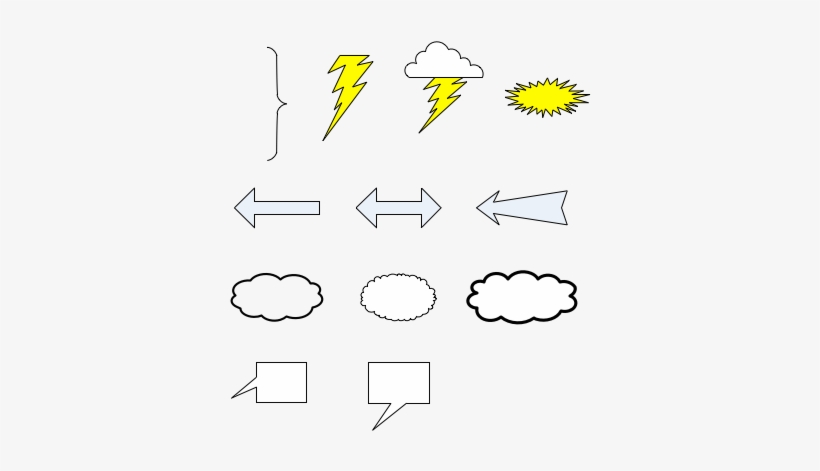 Basic Shapes - Visio Cloud Shape PNG Image | Transparent PNG Free ...