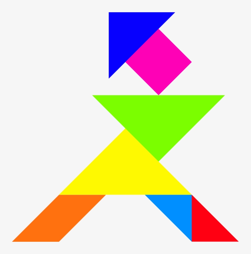 Tangram Puzzle Triangle Shape Login - Tangram Png PNG Image ...