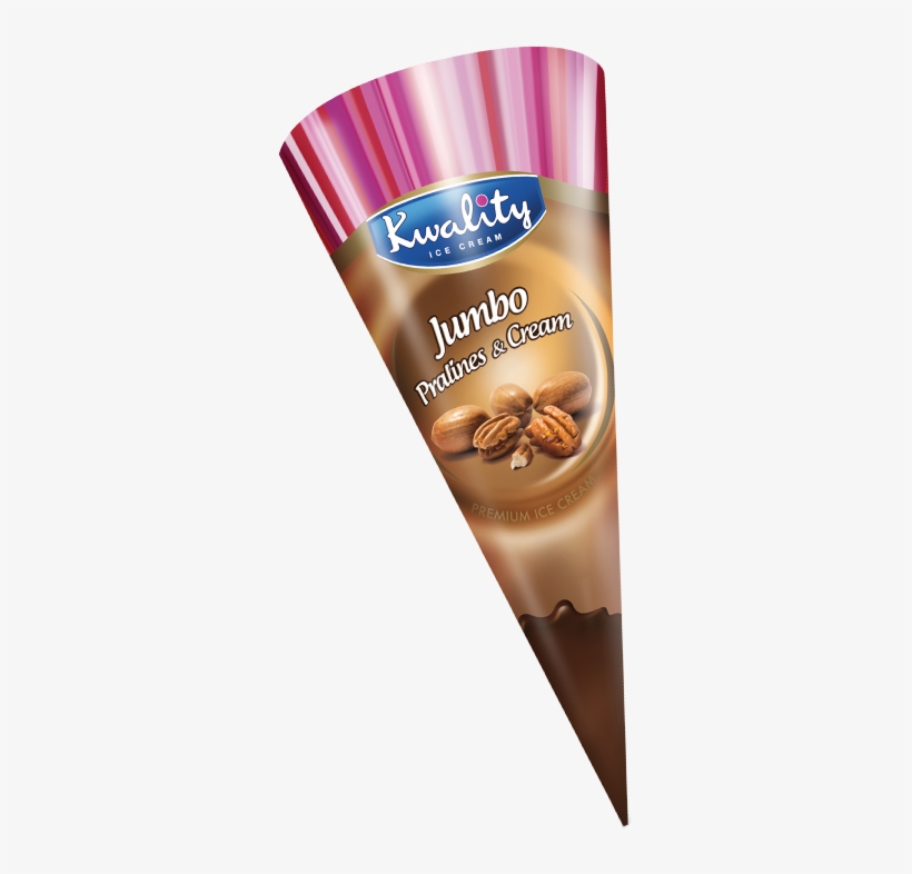 Jumbo Cone 170ml - Kwality Cone Ice Cream PNG Image | Transparent PNG ...