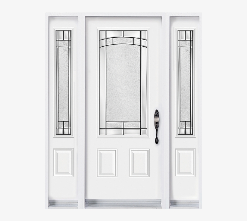 Element Door With 2 Sidelites With Element Glass Kits - Screen Door PNG ...