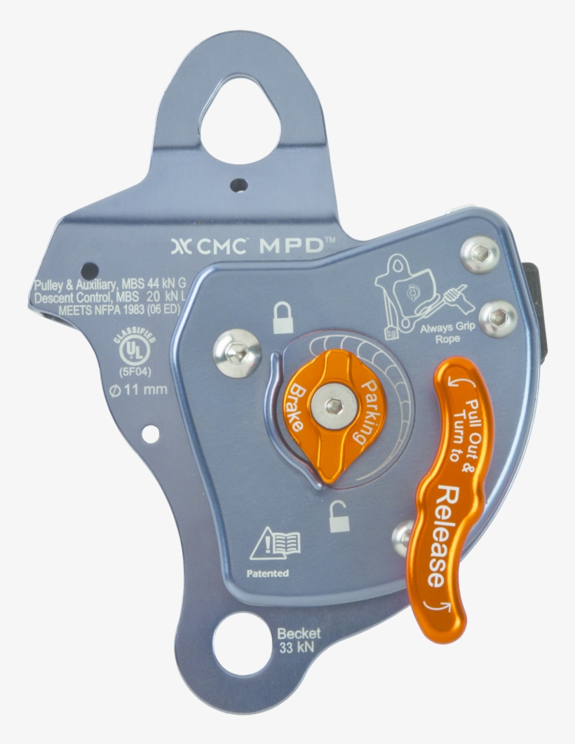 Cmc - Cmc Rescue Mpd Multi-purpose Rescue Device, 11mm, Blue PNG Image ...