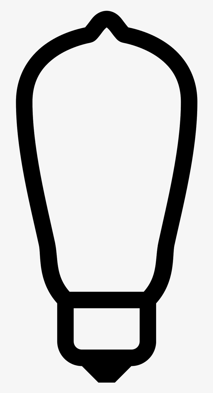 It's A Logo Of Edison Bulb Reduced To An Image Of A - Incandescent ...