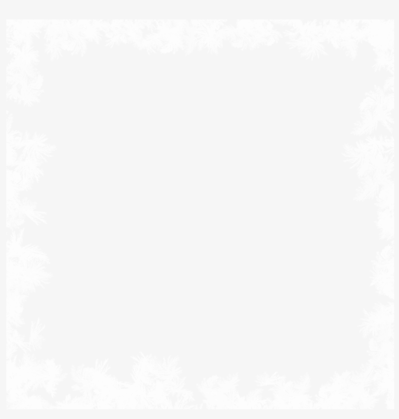 Frost Pattern Snow Frame Snowflakes Winter Christmas - Dk PNG Image ...