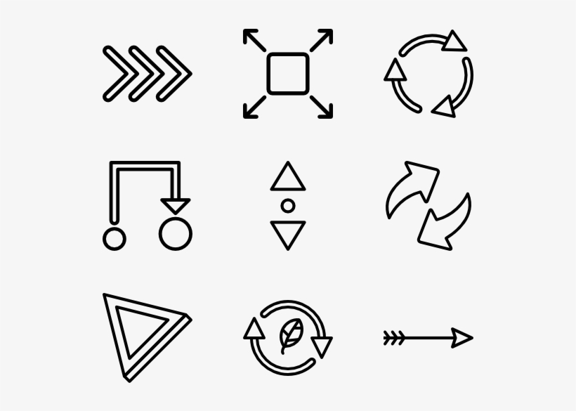 Download Arrows - Magic Icons | Transparent PNG Download | SeekPNG
