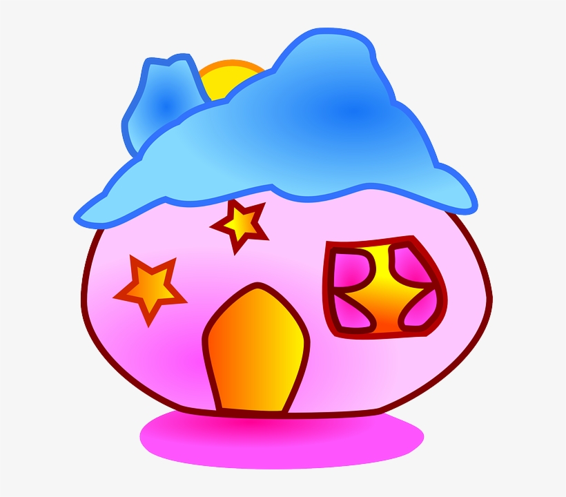 Fairy Tale Clipart Animated - Round House Cartoon PNG Image ...