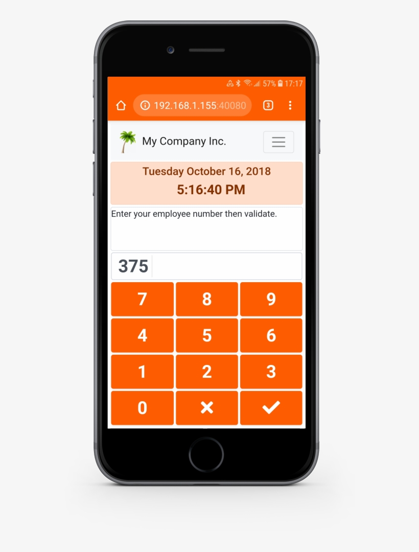 Timeclock On Smartphone - Smartphone PNG Image | Transparent PNG Free ...