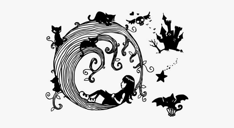 Emily The Strange Drawings PNG Image | Transparent PNG Free Download on ...