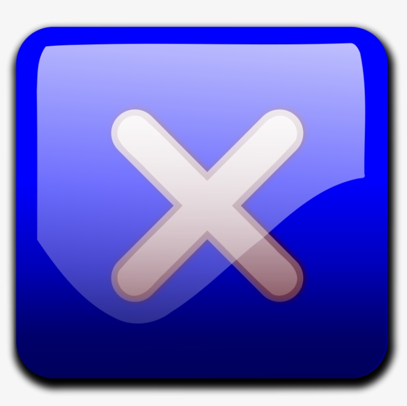 Download Close Button Blue Svg File | Transparent PNG Download | SeekPNG