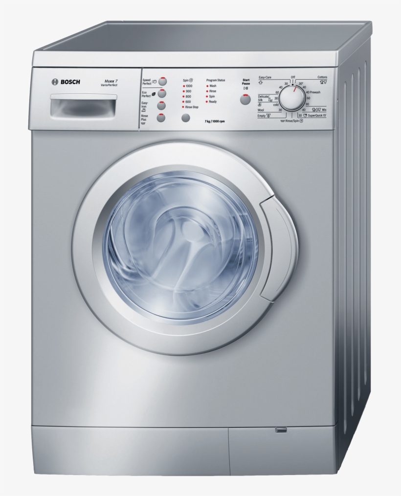 Washing Machine Png Photo - Silver Bosch Washing Machine PNG Image ...