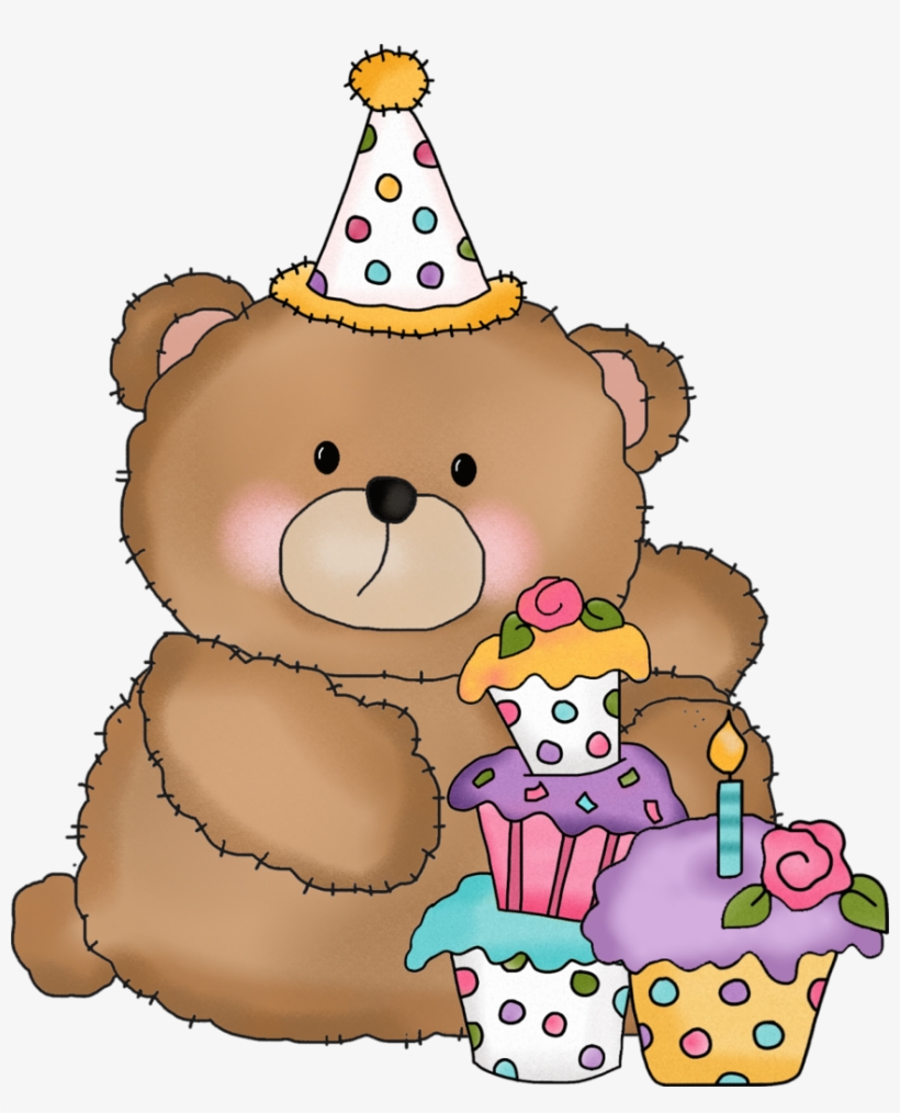 Download Happy Birthday Bear Clip Art | Transparent PNG Download | SeekPNG