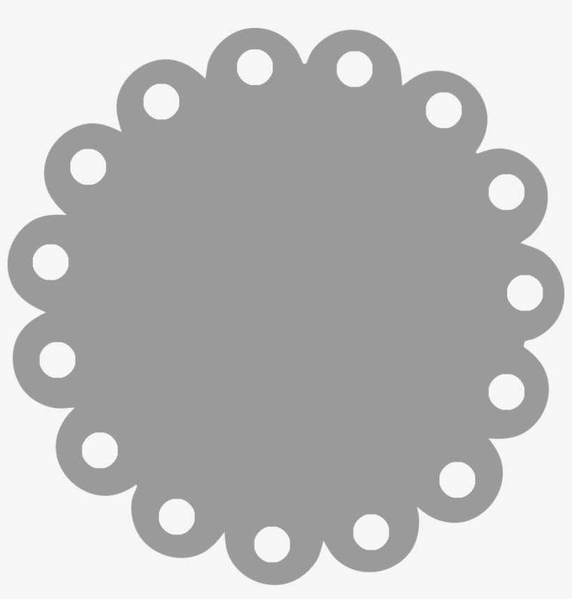 Scalloped Border Clipart - Scalloped Circle Clipart PNG Image ...