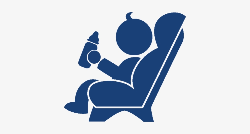 Child Seat Icon Blue Clear - Baby Seats Icon PNG Image | Transparent ...