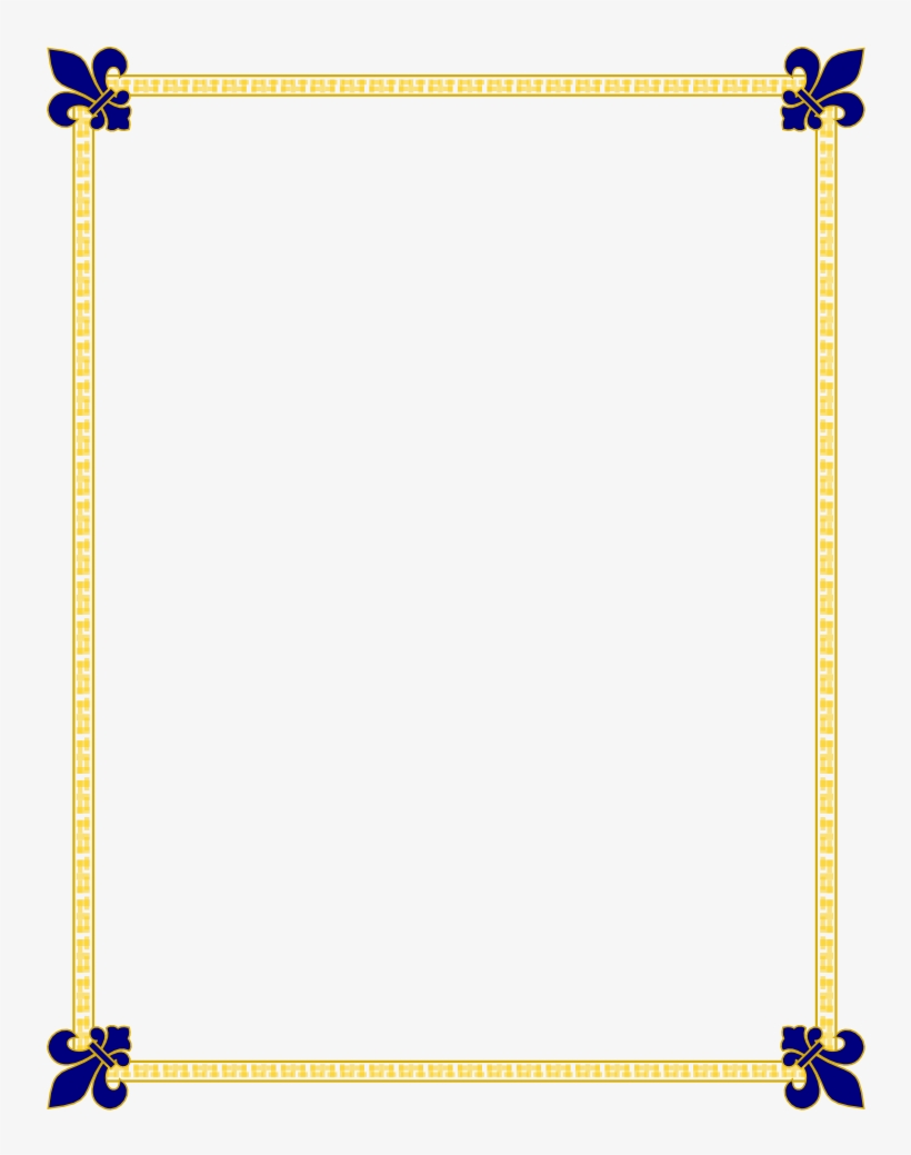 Download Blue Border Clipart - Boy Scout Page Border | Transparent PNG ...