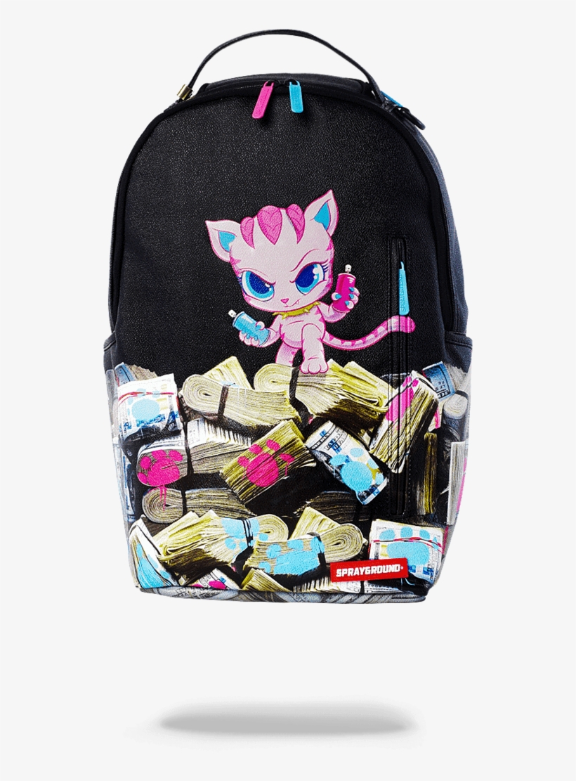 Sprayground- Kitten Money Stacks Backpack - Sprayground Kitten Money ...