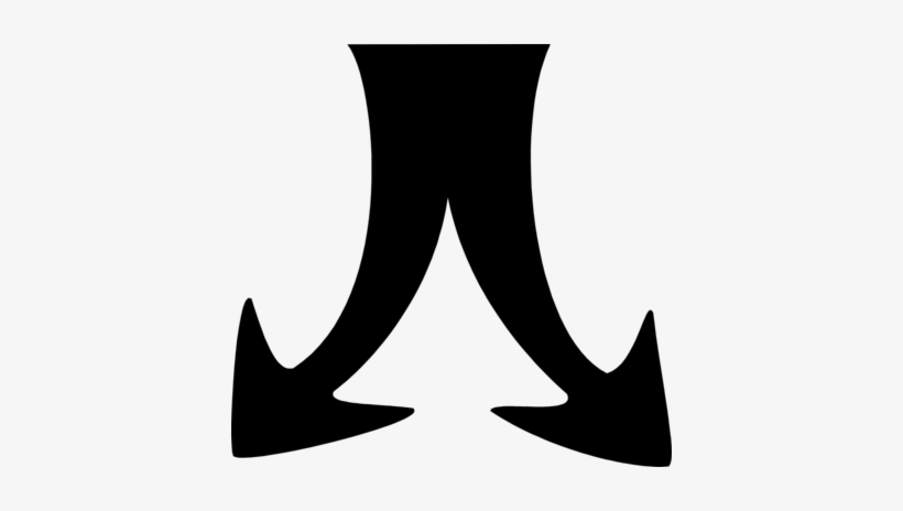 Download Clipart Double Arrow - Double Curved Arrow | Transparent PNG ...