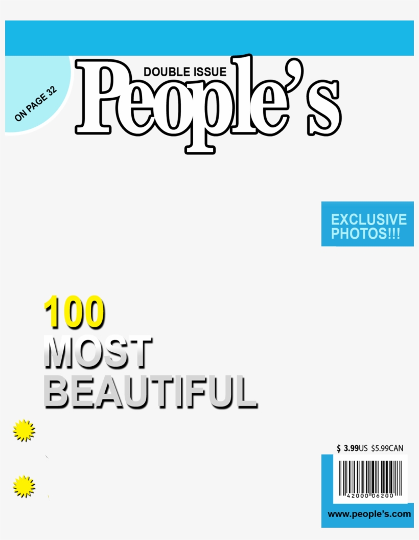 Create A Magazine Cover With An Image Of Your Own Magazine PNG Image