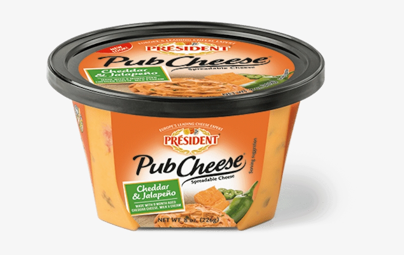 8 Oz - President Pub Cheese PNG Image | Transparent PNG Free Download ...