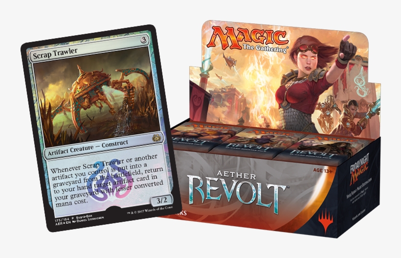 Magic The Gathering - Aether Revolt Booster Box PNG Image | Transparent ...