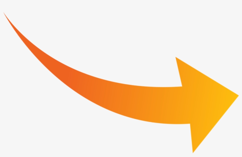 Download The Free Worksheet - Curved Orange Arrow Png PNG Image ...