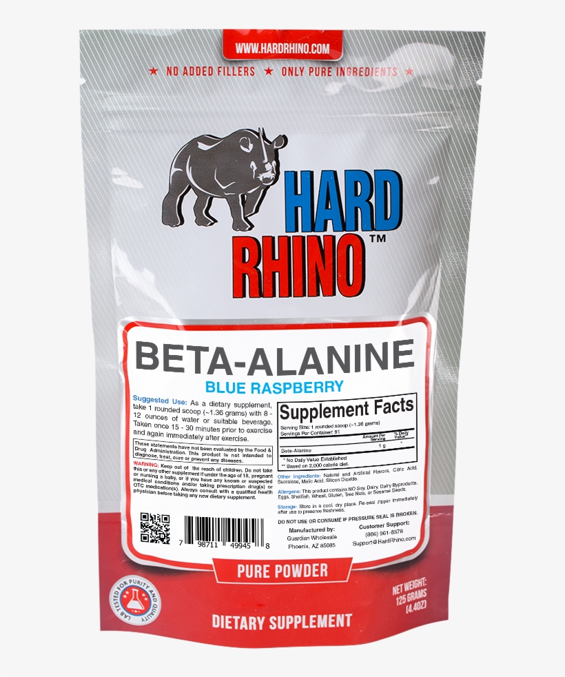 Hard Rhino Inositol Vitamin B8 Powder, 250 Grams (pack PNG Image ...
