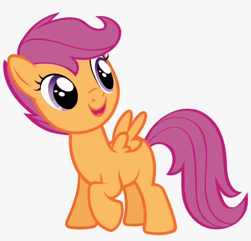 Castlecreator Scootaloo3 - My Little Pony Scootaloo Happy PNG Image ...