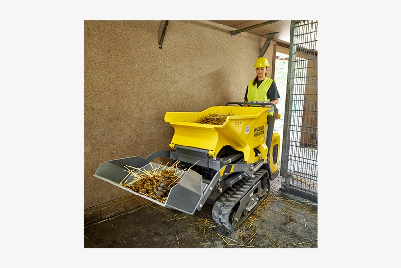 Wacker Neuson Electric Track Dumper Dt10e In Action - Elektrische Mini ...