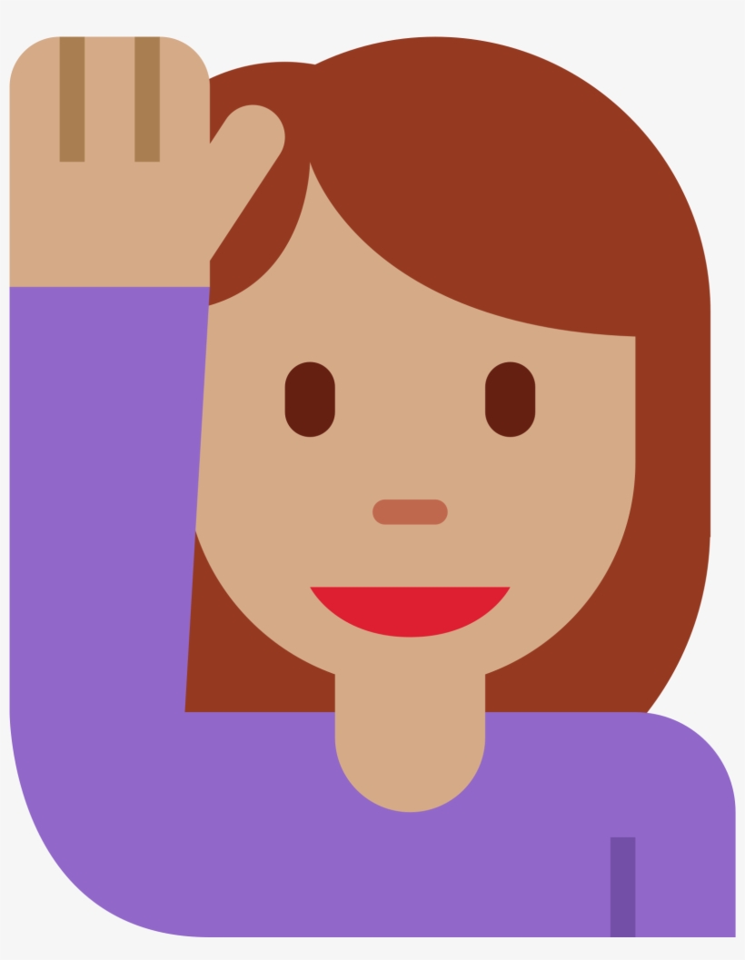 Download Open - Hand Up Emoji Vector | Transparent PNG Download | SeekPNG