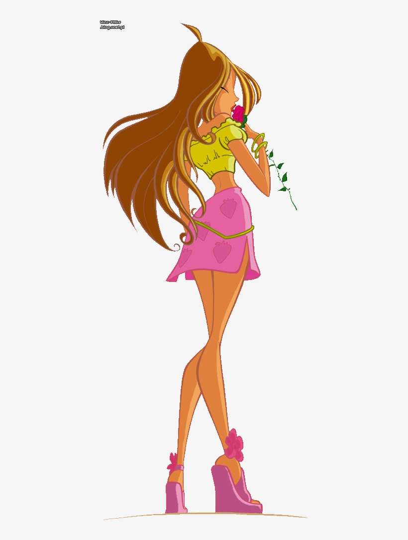 Flora Season 1 Civilian - Winx Club Flora 1 PNG Image | Transparent PNG ...