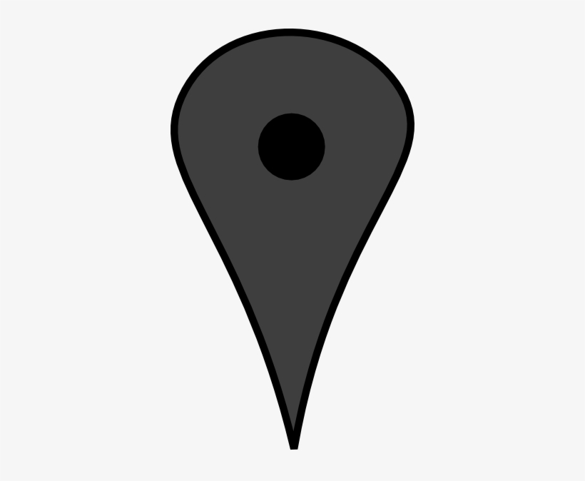 Grey Map Push Pin Clip Art - Pin Map Grey PNG Image | Transparent PNG ...