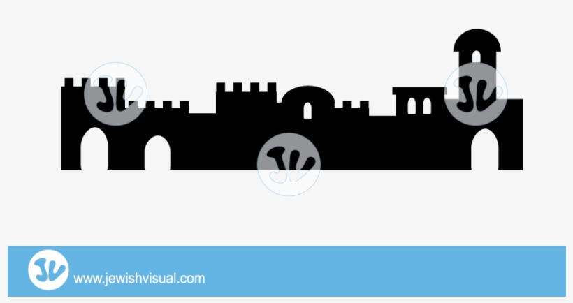 Jerusalem Skyline Silhouette - Graphic Design PNG Image | Transparent ...