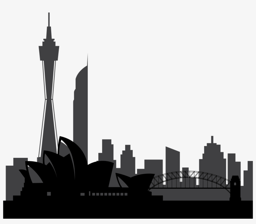 Sydney Australia Silhouette Png Clip Art Gallery PNG Image ...