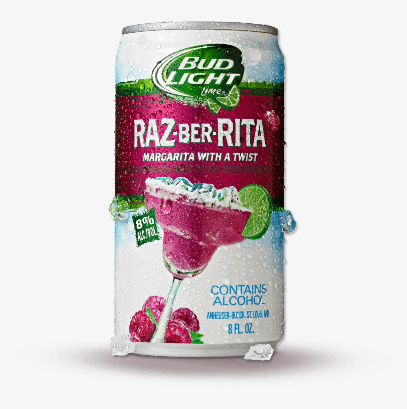 Bud Light Raz Ber Rita - Bud Light Lime Raz-ber-rita 16 Fl. Oz. Can PNG ...