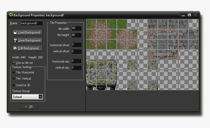 Game Maker Background Tiles