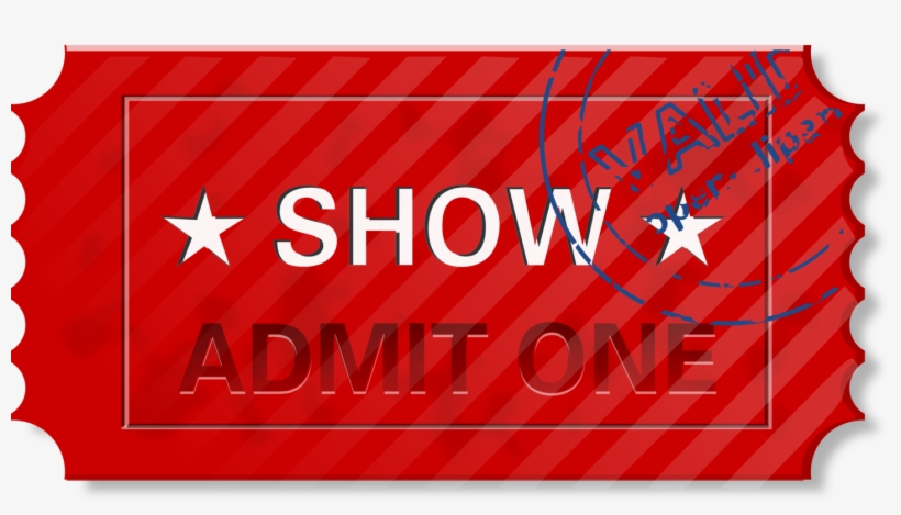 Admit One Ticket Png PNG Images | PNG Cliparts Free Download on SeekPNG