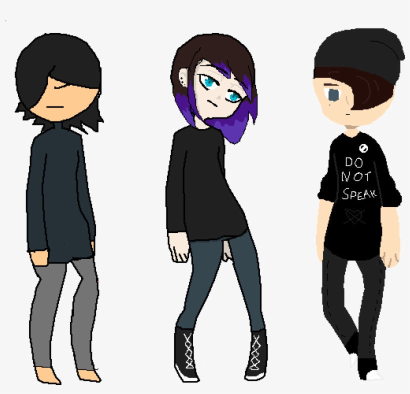 Emo Kids - Kawaii / Warrior PNG Image | Transparent PNG Free Download ...