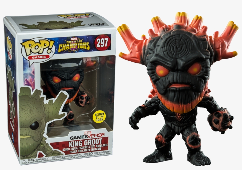 Marvel - - Contest Of Champions Funko Pop King Groot PNG Image ...