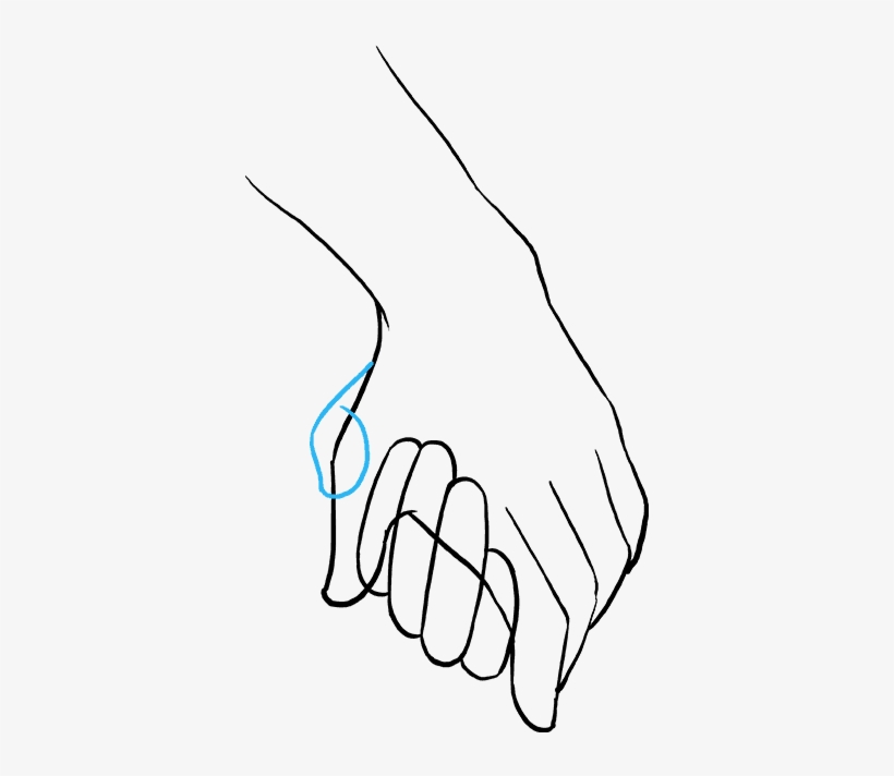 Holding Hands Drawings Holding Hands Easy To Draw PNG Image 