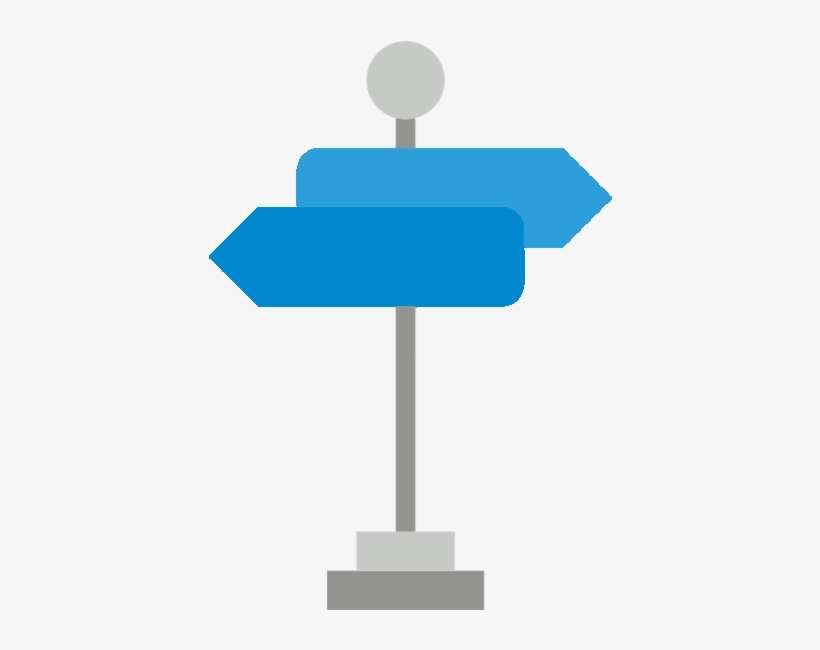 A Small Cartoon-style Image Of A Street Sign - Percentage PNG Image ...