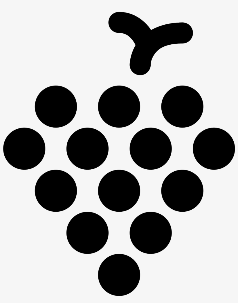 It's An Icon Of A Bunch Of Grapes With A Short Stem - Food Mmd PNG ...